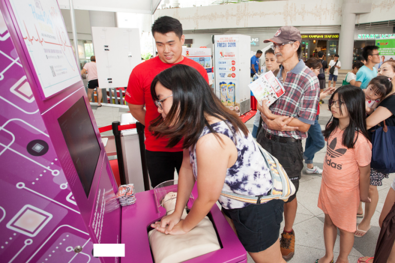 Request A CPR Self-Learning Kiosk | Singapore Heart Foundation